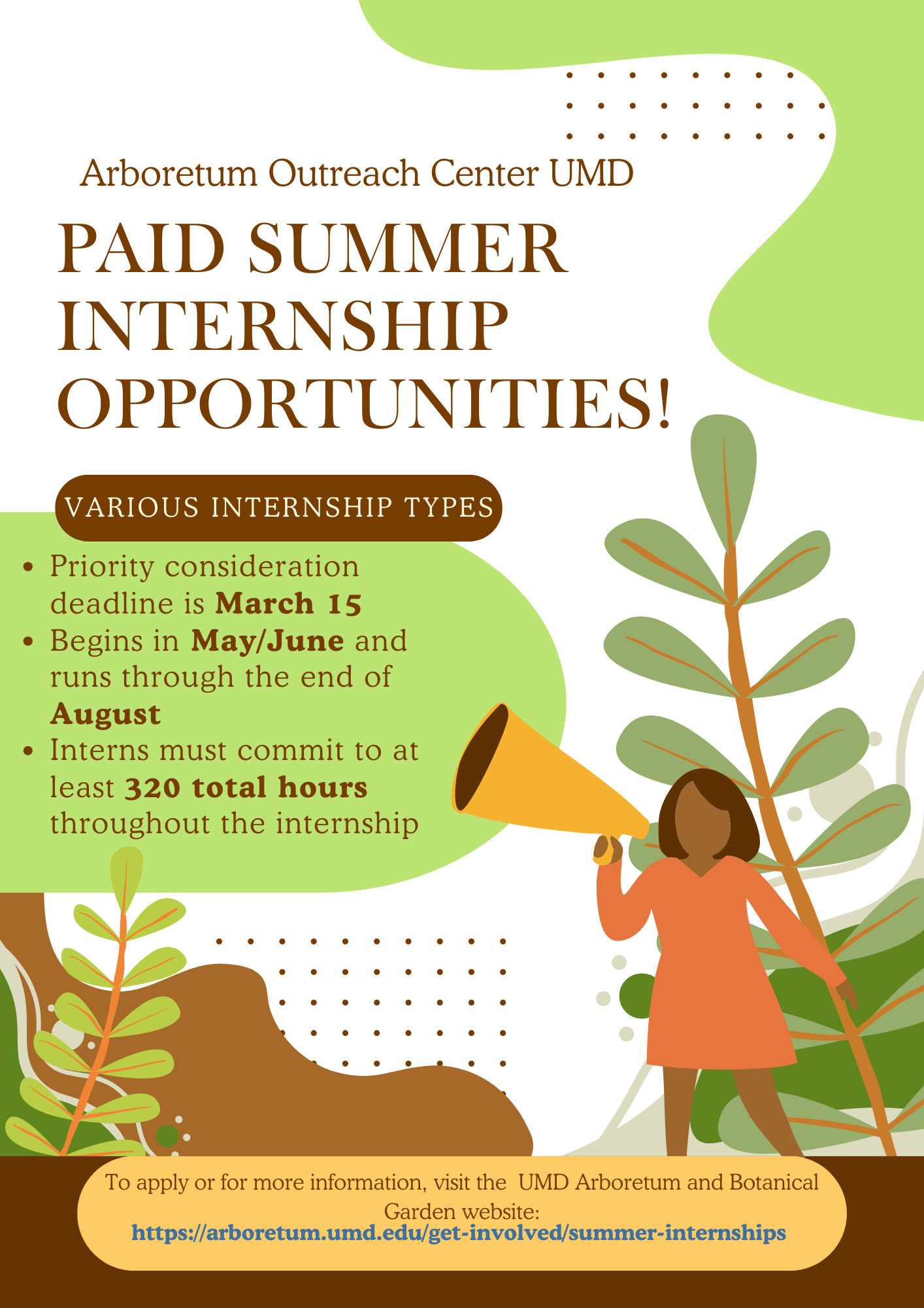 Summer Internships | Arboretum Outreach Center